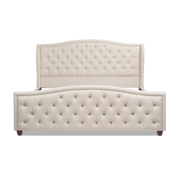 Lark Manor Aquilera Upholstered Wingback Bed Wayfair